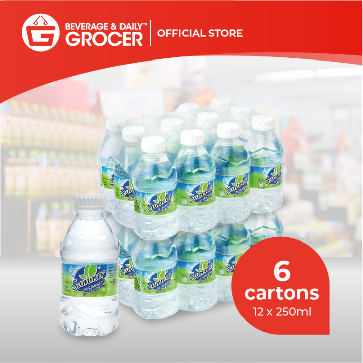Summer Drinking Water (Shrink Wrap) 12 x 250ml (72 Bottles) 6 Cartons ...