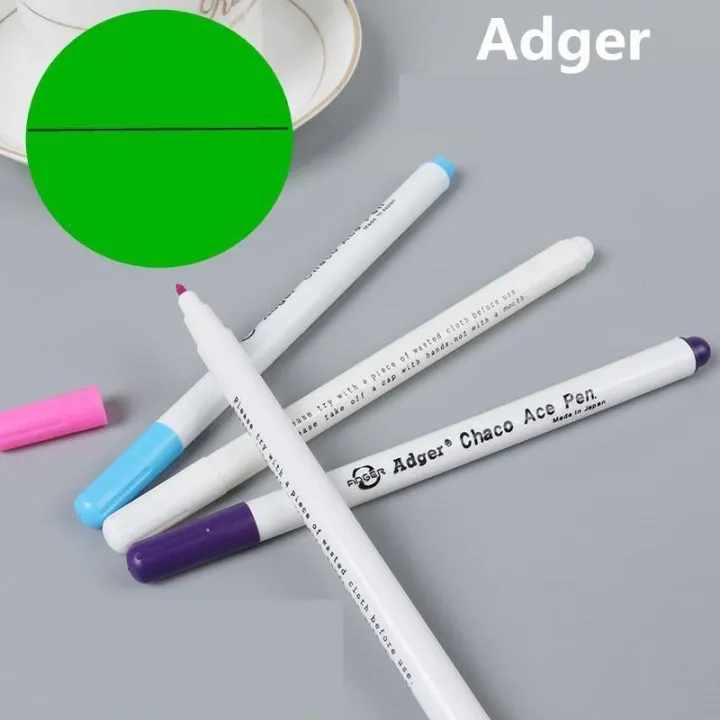 ปากกาเขียนผ้าหมึกละลายน้ำ Adger*Water ลบได้ ไม่เลอะ ไม่เป็นฝุ่น *ราคา ...