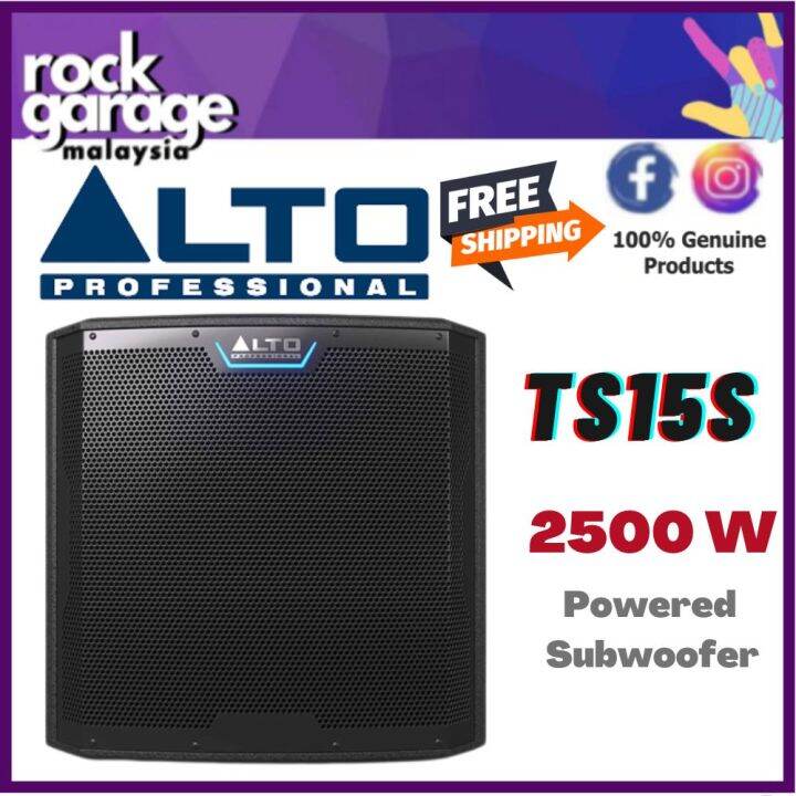 Alto Professional TS15S 15" 2500W Powered Subwoofer ( TS-15S / TS 15S ...