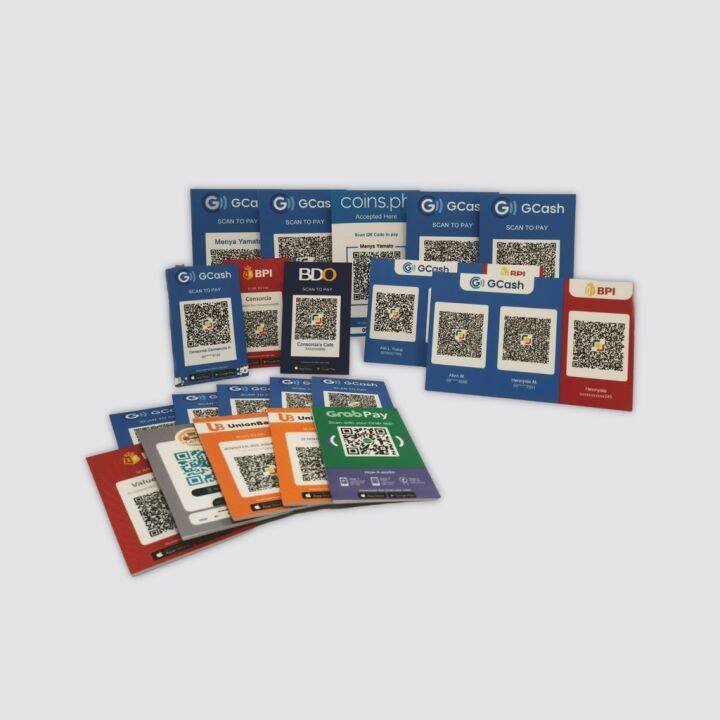 TabletopStandee Scan QR Board Maya, Gcash, BDO, Unionbank, BPI,pay ...