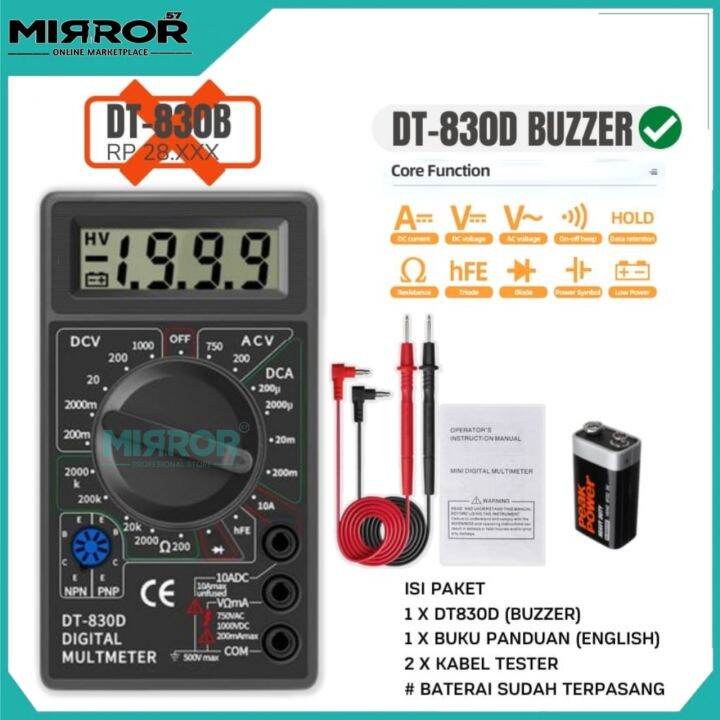 Avometer Digital - Alat Ukur Digital - Avo pocket digital – multimeter ...