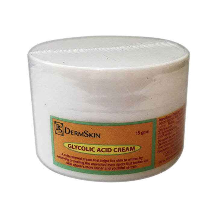 Derm Skin Glycolic Acid Cream 15g / Glycolic Cream 6% 10g Topical Anti ...