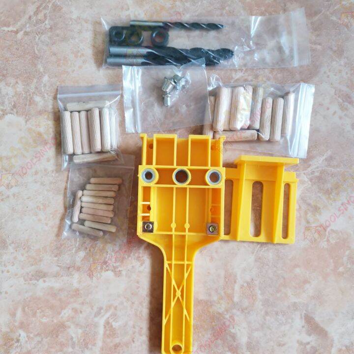 alat bantu bor kayu dowel hole jig penahan mata bor lobang kayu ...