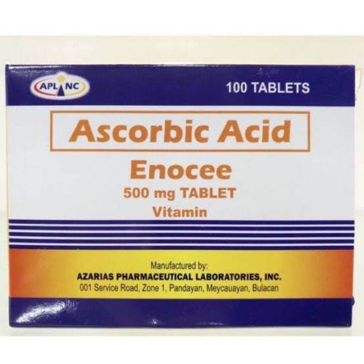Enocee Ascorbic acid 100 Tablet Vitamin C | Lazada PH