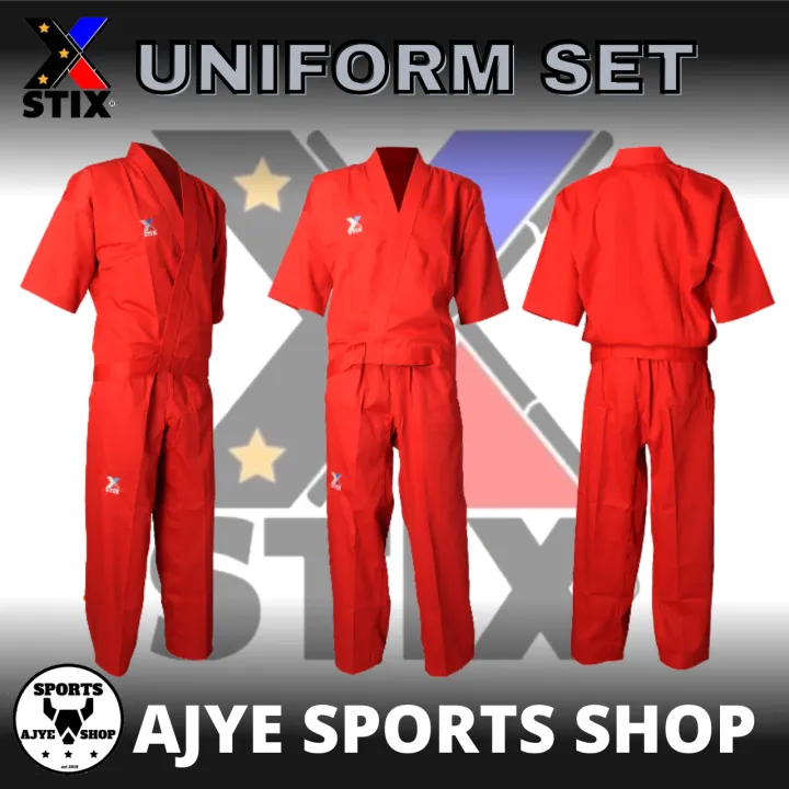 STIX ARNIS | UNIFORM SET | RED | Lazada PH