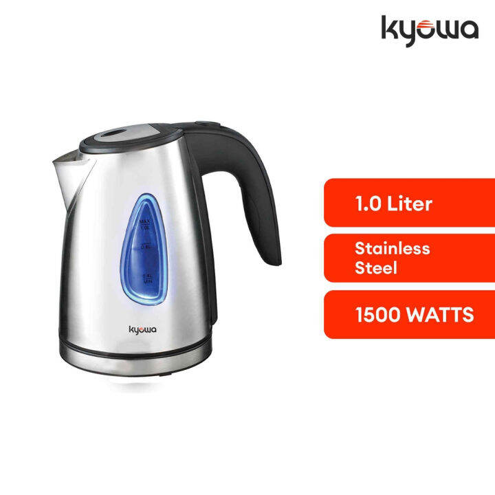 Kyowa Electric Stainless Steel Kettle 1L KW-1365 -Push Button -Led ...