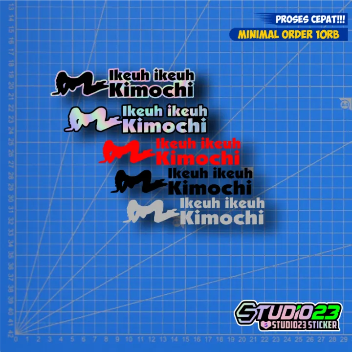Sticker Ikeh Ikeh Kimochi Lazada Indonesia