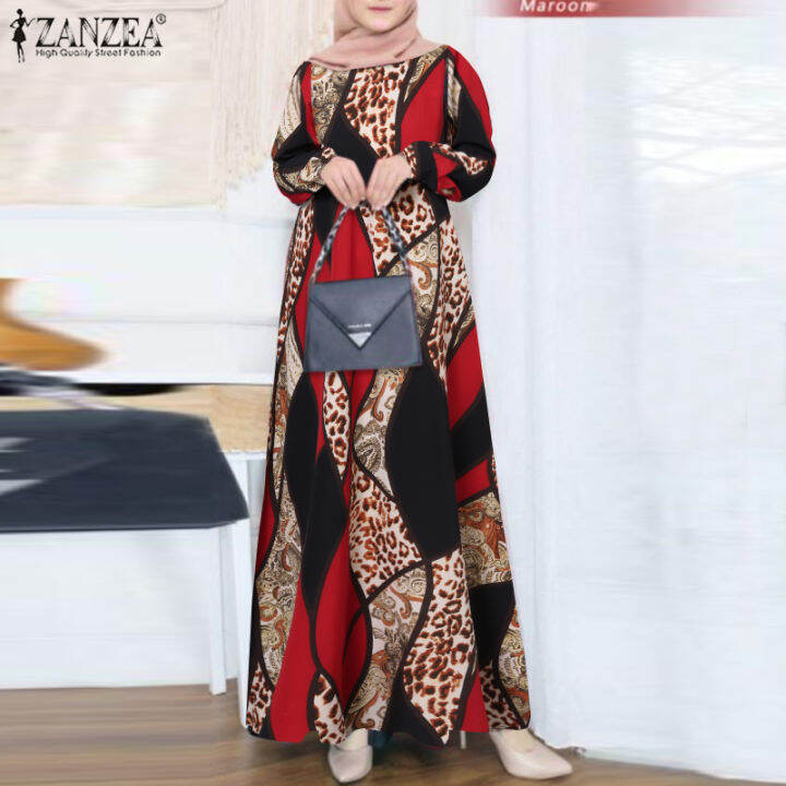 [3 Days Delivery] Hijabfab Zanzea Muslimah Women Muslim Modest Dress