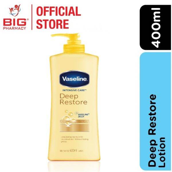 Vaseline Intensive Care Deep Restore Lotion 400ml | Lazada