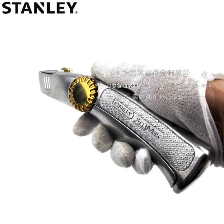 STANLEY utility knife retractable heavy-duty cutter with 15 blades 10 ...