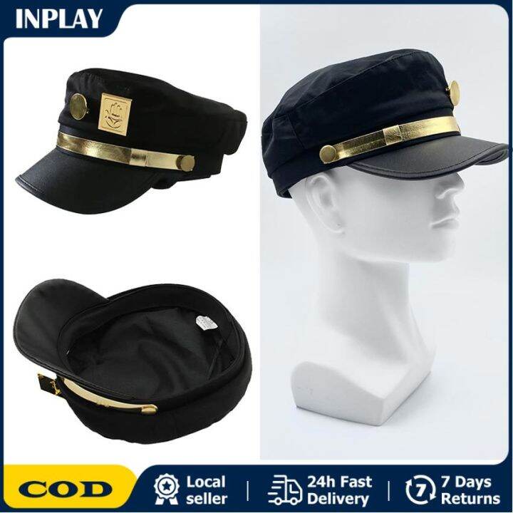 Anime JOJO JoJo's Bizarre Adventure Cosplay Cap Jotaro Kujo Cosplay ...