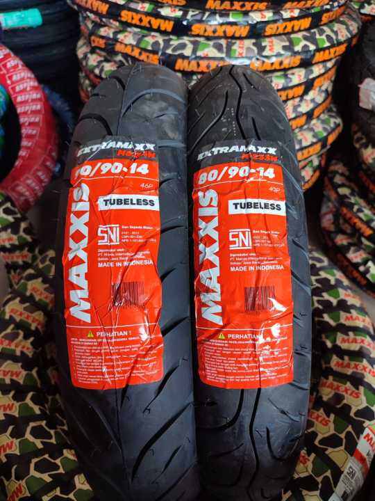 Ban Motor MAXXIS EXTRAMAX Ring 14 Berbagai Ukuran Ban Motor Tubeless ...