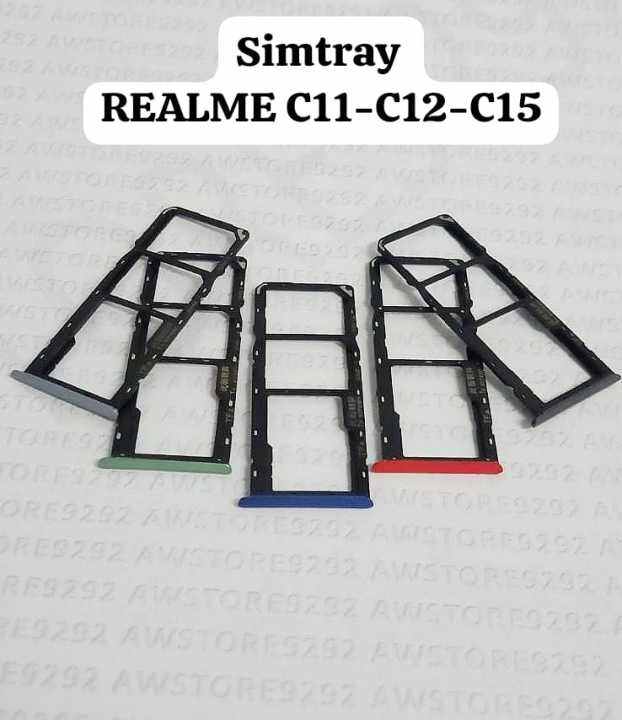 Slot Tempat Dudukan Kartu Simcard Sim card Lock Simtray Sim Tray Realme ...