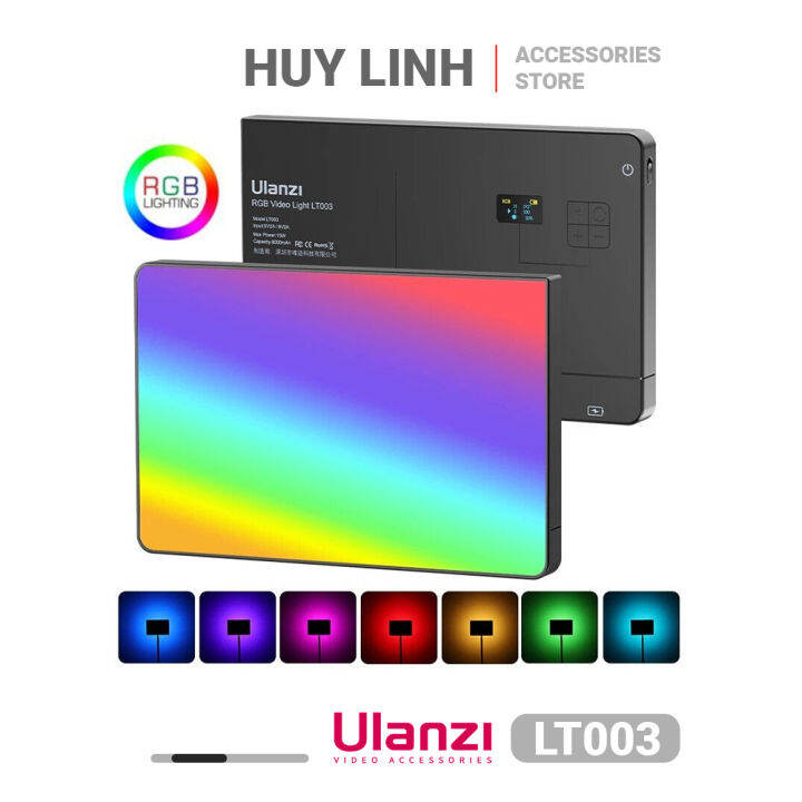 Ulanzi LT003 RGB đèn Led đổi màu RGB công suất tối đa 15W dung lượng pin lớn | Lazada.vn