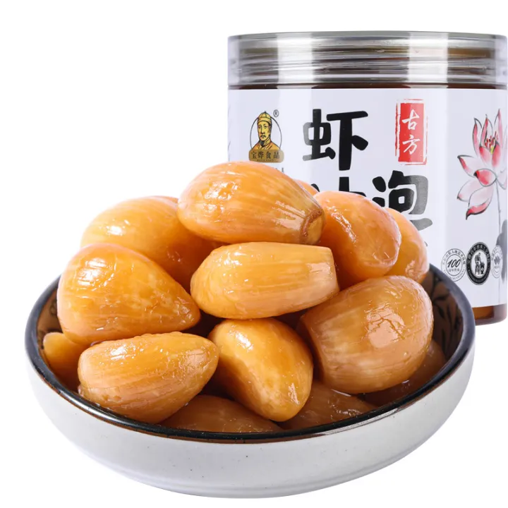 【XBYDZSW】正宗翡翠腊八蒜山东醋泡大蒜绿蒜糖蒜腌制下饭菜 200g Laba Garlic Real Jade Laba Garlic ...