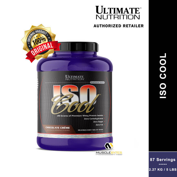 Ultimate Nutrition - ISO COOL [5LBS / 2.27KG / 87 Servings] [Whey ...