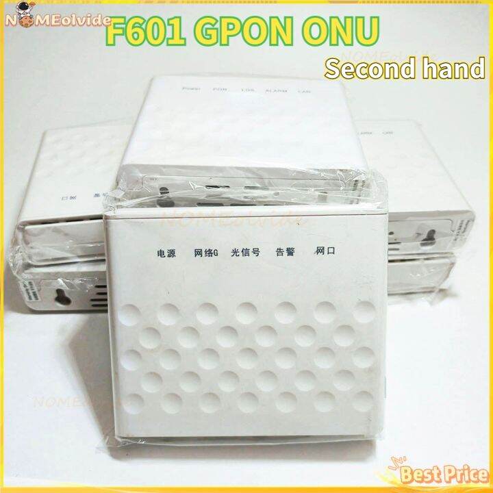 Optical Fiber Module 1 10pcs Lot Second Hand F601 Gpon Onu Ont Optical