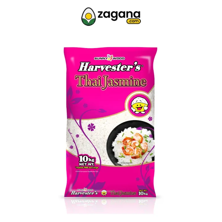 Zagana Farm Fresh Harvester's Thai Jasmine Rice 10KG | Lazada PH