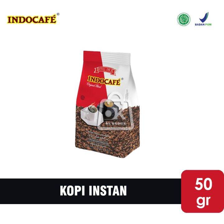 (50 gr) Indocafe Kopi Instan / Original Blend Refill Pack | Lazada Indonesia