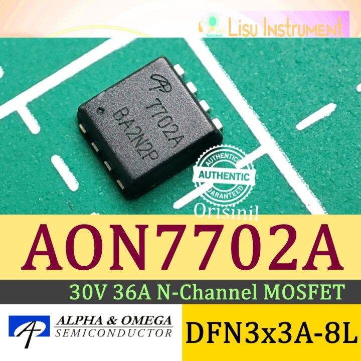 AON7702A 7702A 30V 36A N-Channel MOSFET DFN3x3A Alpha & Omega ...