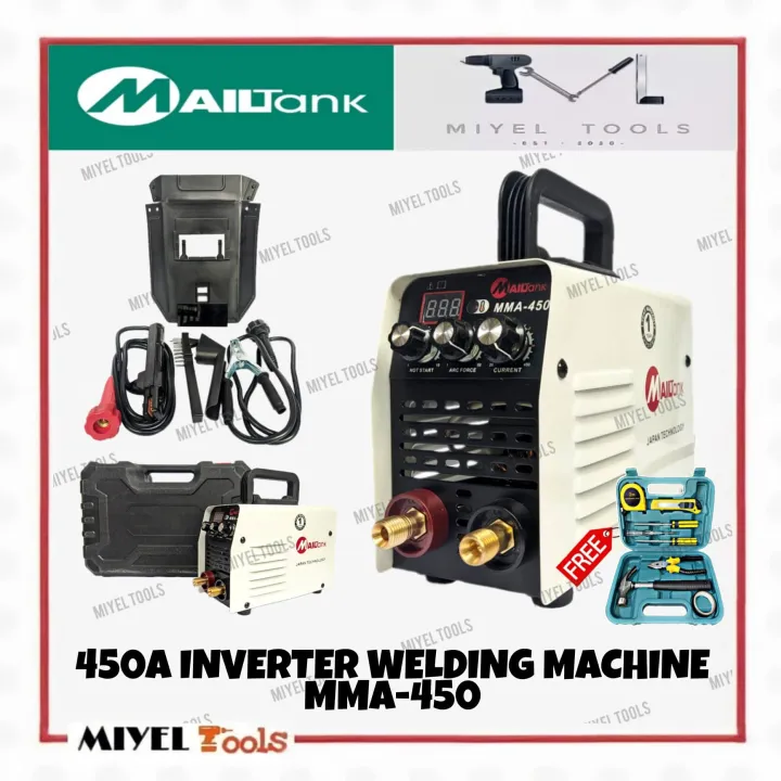 MAILTANK 450A Inverter Welding Machine MMA-450 w/ FREE TOOL SET | Lazada PH