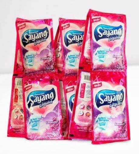 sayang detergen liquid [ 12 sachet x 45 ml ] | Lazada Indonesia