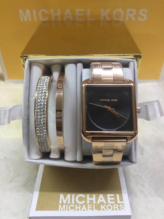 Pawnable MK Square Face Set Watch - Michael Kors Watch | Lazada PH