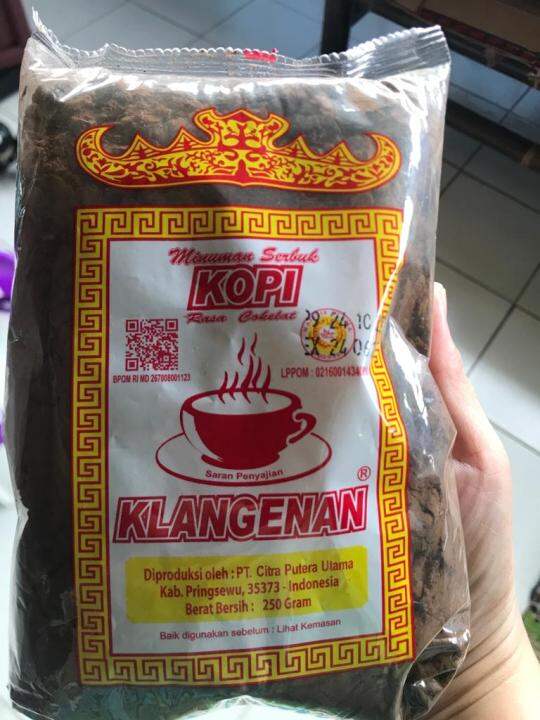 PAKET KOPI KLANGENAN KHAS LAMPUNG 250GR RASA COKLAT ORIGINAL PAS MANTAB ...
