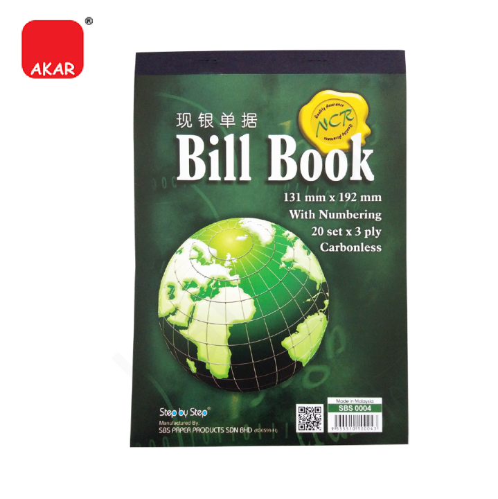 Bill book 3 ply NCR with numbering | Lazada