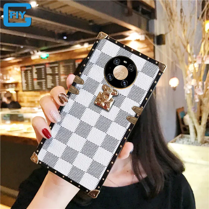 สำหรับ Huawei Mate 30 /Mate 30 Pro/mate 40 /Mate 40 Pro/mate 50 /Mate 50 Pro กรณีแฟชั่น Lattice ...