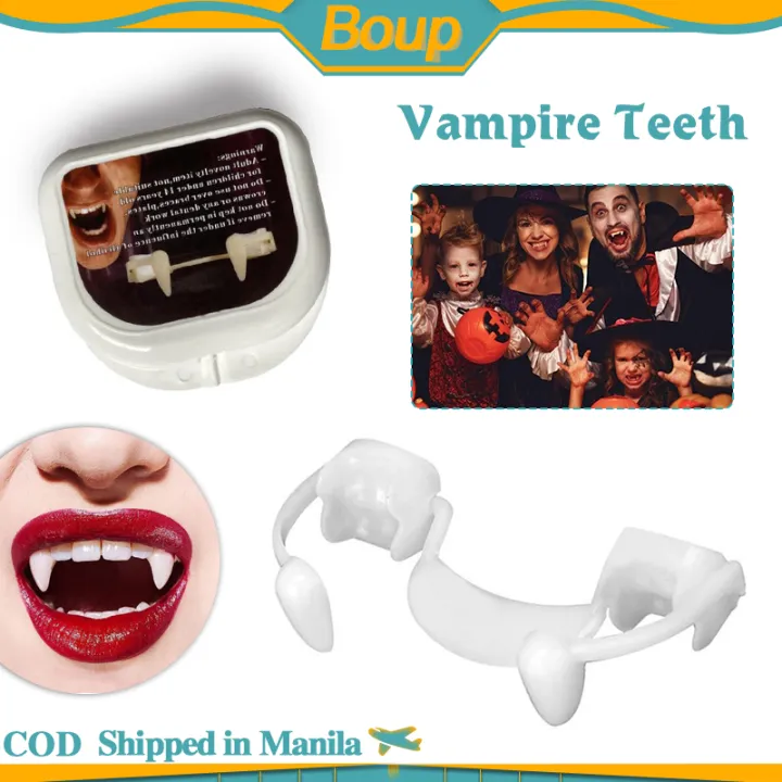 Retractable Vampire Fangs Adult Halloween Performance Cosplay Toy ...