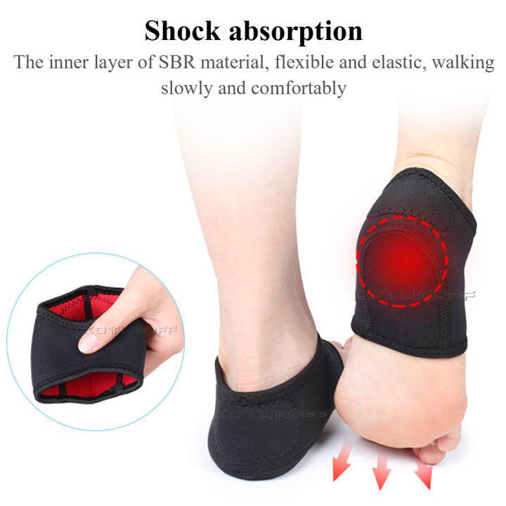 1 Pair Plantar Fasciitis Foot Pain Relief Sleeve Wrap Heel Socks ...