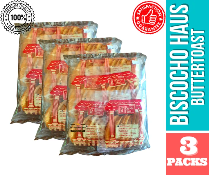 ORIGINAL BISCOCHO HAUS ILOILO Butter Toast (3 PACKS) | pasalubong ...