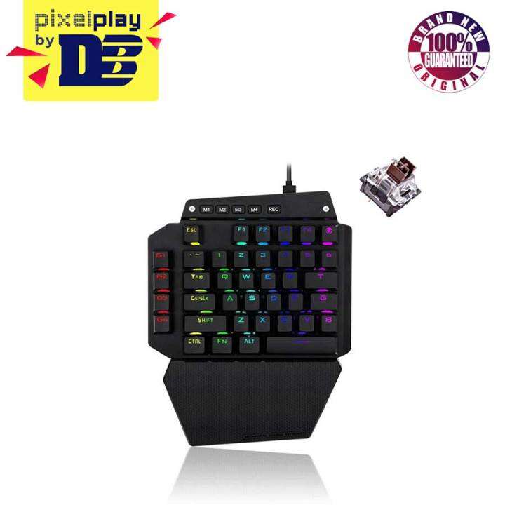 E-Yooso K-700 44keys One-Handed RGB Mechanical Gaming Keyboard (Brown ...