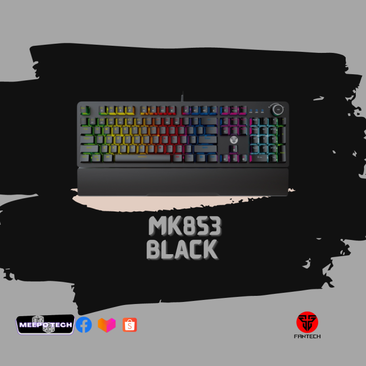 Fantech MK853 MAXPOWER BLACK Mechanical Keyboard | Lazada PH