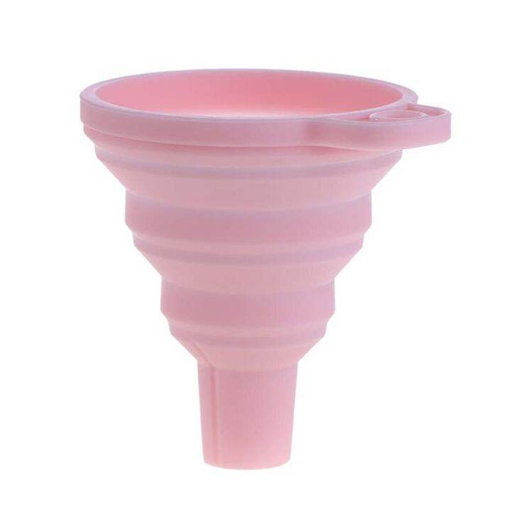 iDECO Silicone Square Funnel Retractable Fueling Funnel Household Wine ...