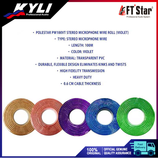 1ROLL MICROPHONE CABLE / MICROPHONE WIRE | Lazada PH