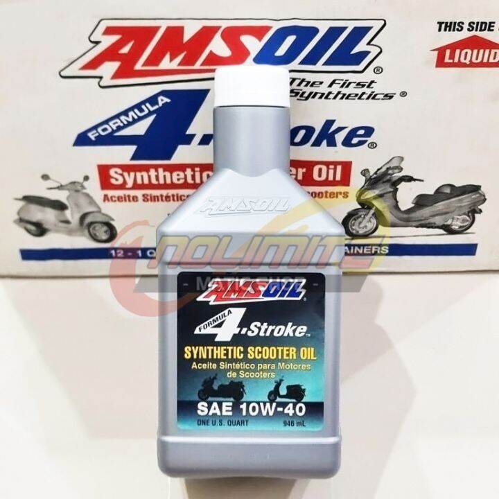 Oli Amsoil Scooter 10W-40 Full Synthetic NMAX XMAX Aerox Forza PCX ADV ...