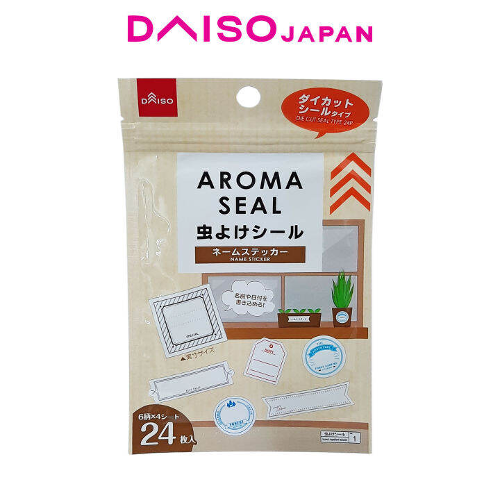 Daiso Insect Repellent Name Sticker 24 pcs | Lazada PH