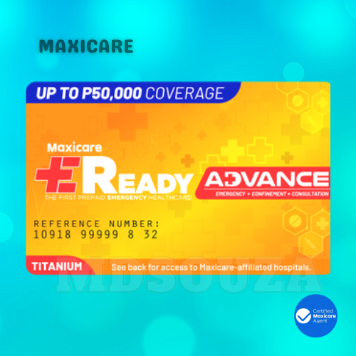 Maxicare EREADY ADVANCE Titanium/Emergency Card/Prepaid Plan/Health ...