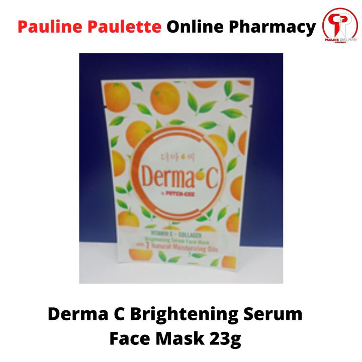 Derma C Brightening Serum Face Mask 23g | Lazada PH