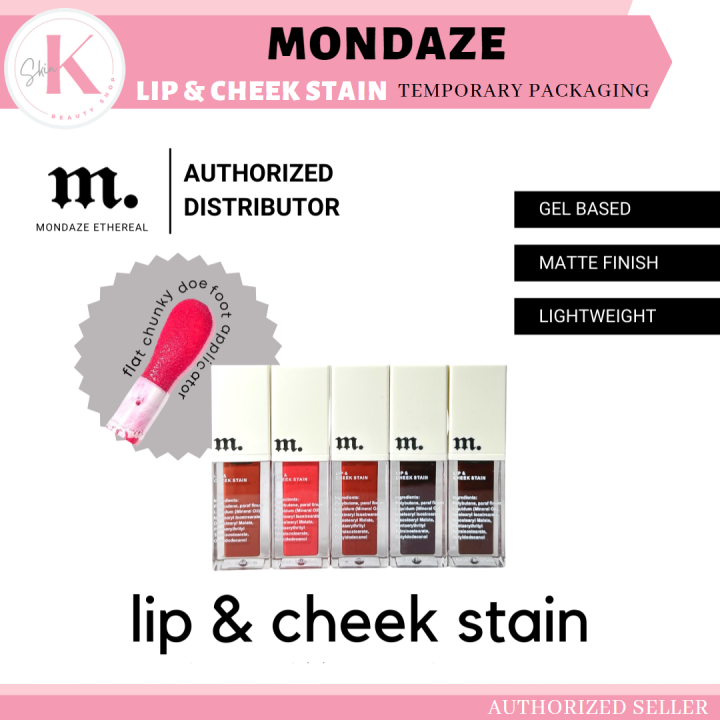LIP AND CHEEK STAIN by Mondaze | Tempo | Temporary packaging | MONDAZE ...