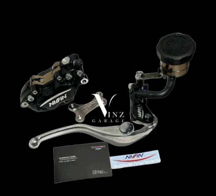 Paketan Master Rem Nissin Radial dan Kaliper 4 Piston Yamaha Xmax Ninja RR Aerox Nmax Master Rem ...