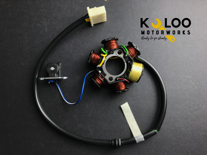 DEMAK EX90 STATOR ASSEMBLY (FULL WAVE - 2 YELLOW WIRES) | Lazada