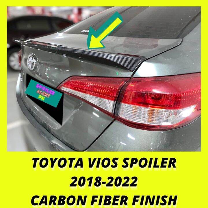 Toyota Vios Spoiler GR Ducktail Gen 4-4.5 Carbon (2019, 2020, 2021 ...