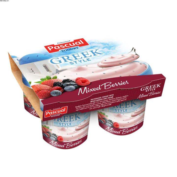 Fast shipping Pascual Greek Style Yogurt 4x100g☚ | Lazada PH