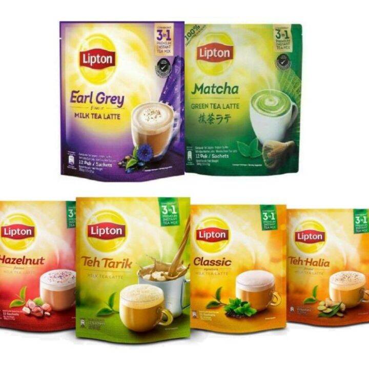 Lipton 3in1 Classic Milk Tea Latte | Lipton Teh Halia Milk Tea Latte ...