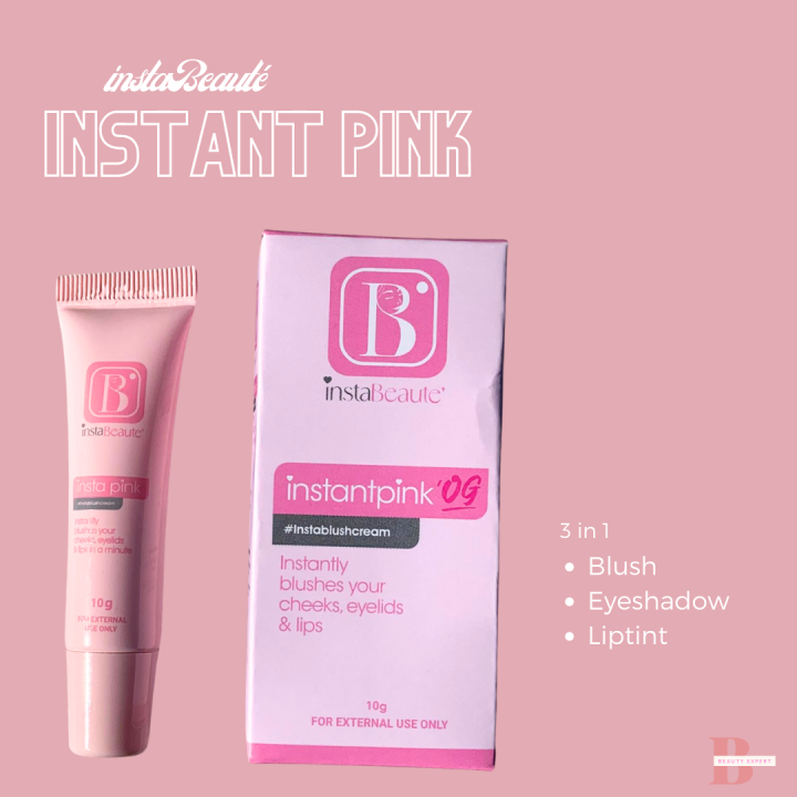INSTANT PINK InstabeautéLegit and Original 3 in 1 Blush Cheeks Eyelids ...