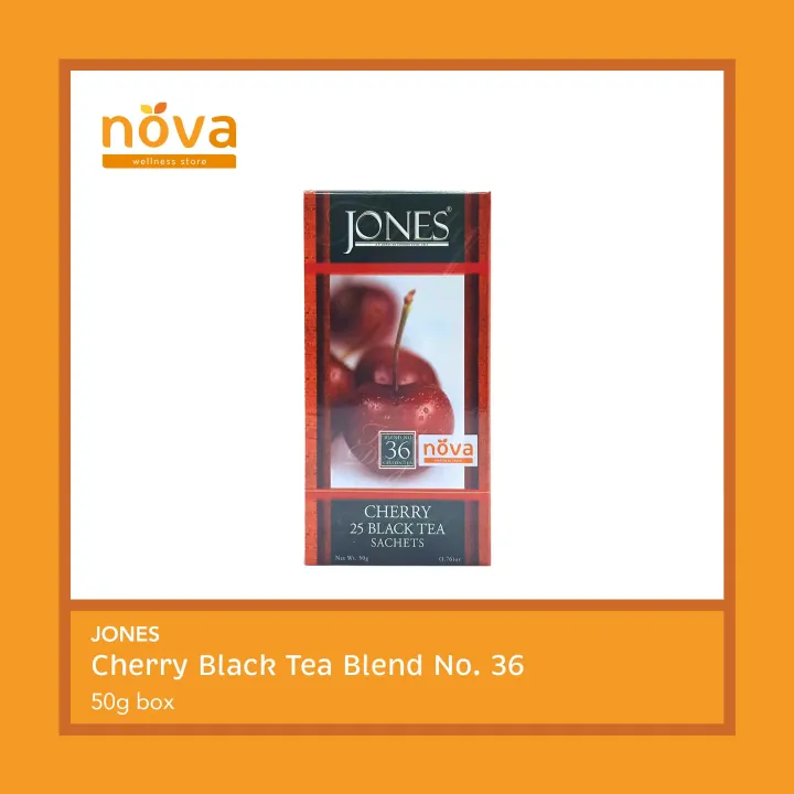 Jones Cherry Black Tea Blend No. 36 50g (box) | Lazada PH