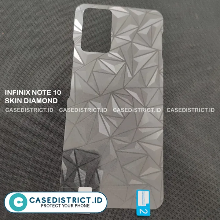 Skin Diamond INFINIX NOTE 10 Anti Gores Garskin Back screen Sticker ...